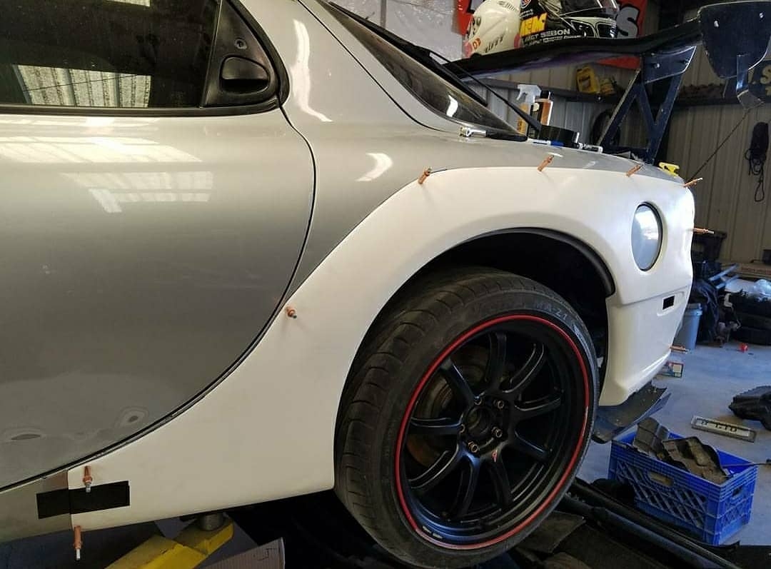 Mazda RX7 FD3S Feed Style +25mm Rear Quarter Panels | Group A Motoring