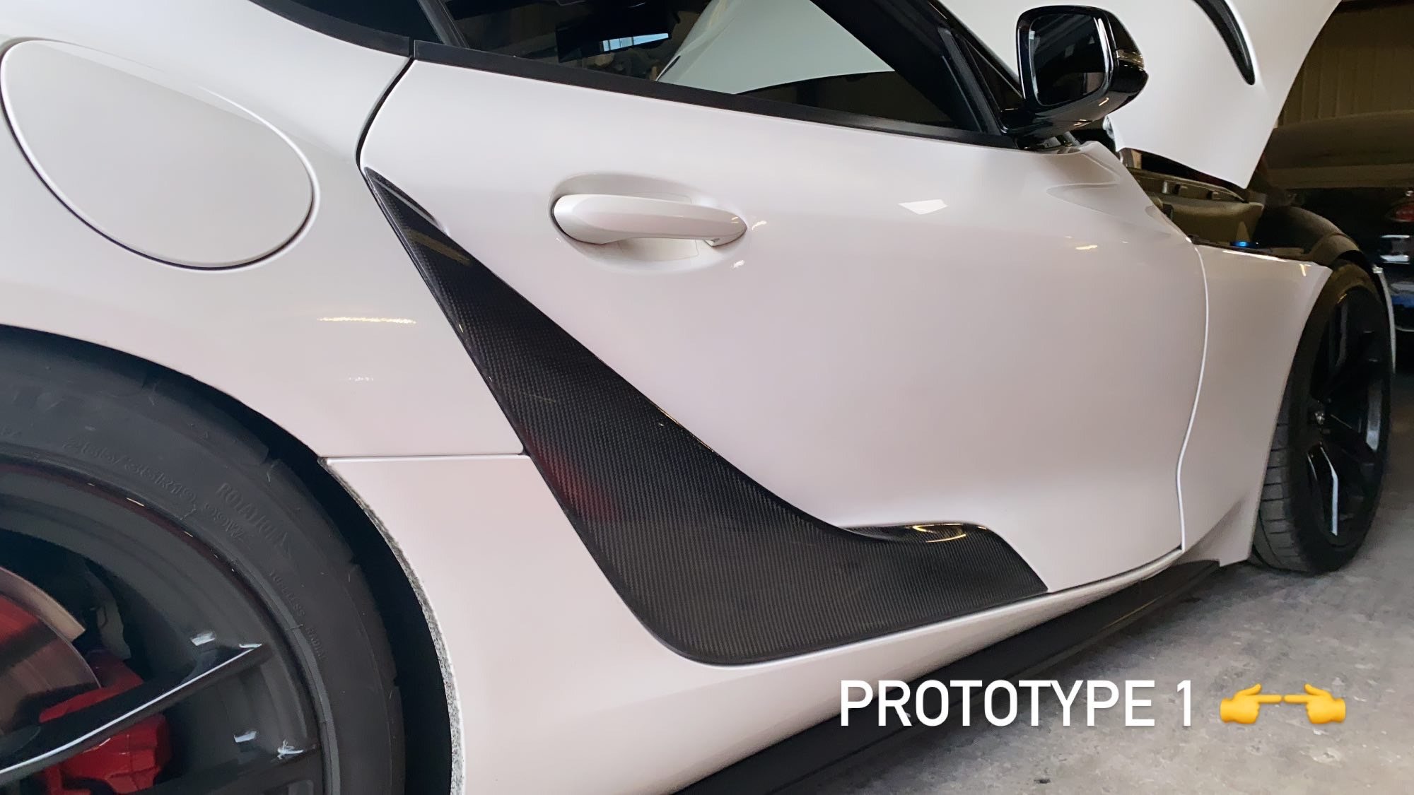 Group A Carbon Fiber Door Garnish - A90 MKV Supra GR 2020+ | Group A ...