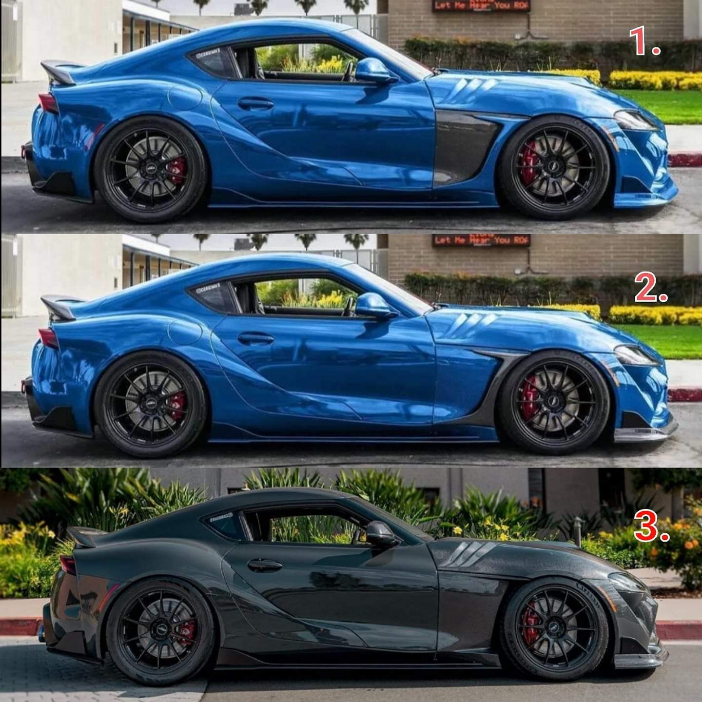 Group A Design GR1 Supra Front Fenders A90 20+ | Group A Motoring