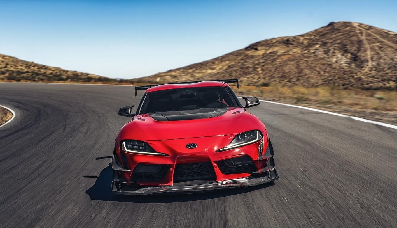 Group A Design Supra A90 Time Attack Pre-Preg Dry Carbon Front Lip ...